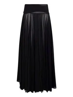 Philosophy Di Lorenzo Serafini Ruched-waist Pleated Skirt - Black