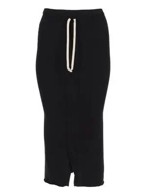 Rick Owens Gonna Midi Skirt - Black
