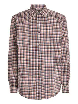 Dries Van Noten Flannel Check Shirt - Red