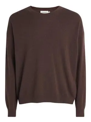 FRAME Cashmere Crewneck Sweater - Brown