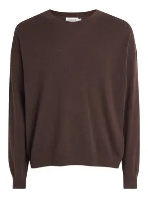 FRAME Cashmere Crewneck Sweater - Brown