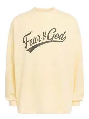 Fear Of God Cotton Merch Long-sleeve T-shirt - Beige