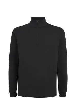 Vuori Ponto Quarter-zip Sweatshirt - Black