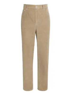 A.p.c. Corduroy Straight Leg Jeans - Beige