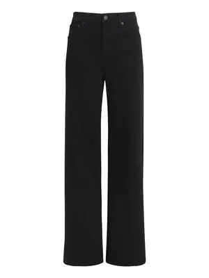 Citizens Of Humanity Lyra Wide-leg Cropped Jeans - Black
