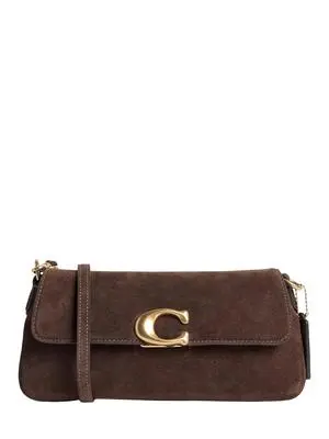 COACH Suede Jet Shoulder Bag - Brown