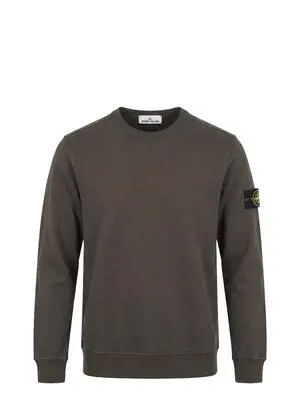 Stone Island Organic Cotton Fleece Sweatshirt - Multicolor