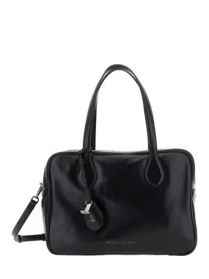 Brunello Cucinelli Leather Handbag - Black