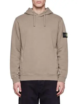 Stone Island Stone Island Cotton Hoodie With Compass Logo Patch Green