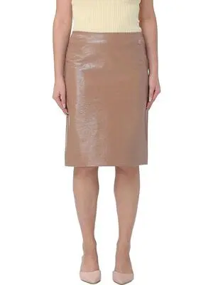 COURREGES Courrèges High-Waisted Patent Pencil Mini Skirt
