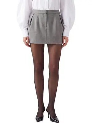 Magda Butrym Mini Skirt - Grey