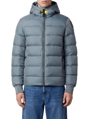 PARAJUMPERS Quilted Down Jacket With Hood - Green