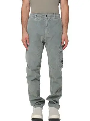 C.P. COMPANY Slim Fit Corduroy Cargo Trousers - Grey
