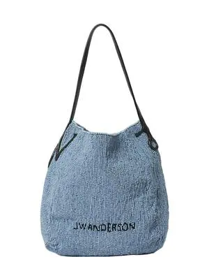 JW Anderson Beaded Bucket Bag - Blue