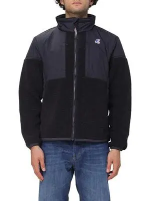 K-WAY Padded Polyamide Jacket With Fleece Lining - Black