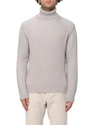 ZANONE Slim Fit Virgin Wool Roll Neck Jumper - Beige