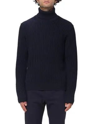 ZANONE Zanone Slim Fit Virgin Wool Roll Neck Jumper Blue