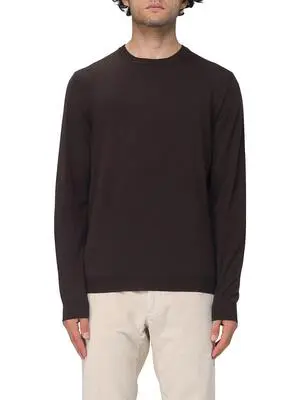 ZANONE Crewneck Wool Blend Jumper With Long Sleeves And Ribbed Trims - Ebony
