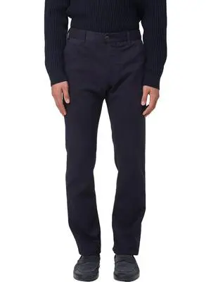 Incotex Slim Fit Stretch Cotton Chino Trousers With Slant And Welt Pockets Blue