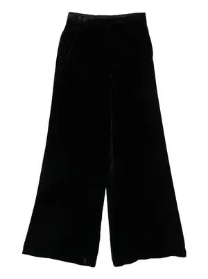 RICK OWENS Rick Owens Velvet Wide-Leg Trousers