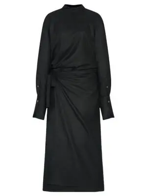 THE ROW Thalassa Maxi Dress - Black