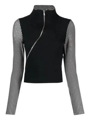 Ottolinger Long-sleeved Turtleneck Sweater - Black