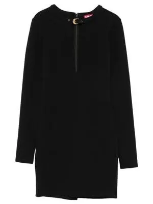 Staud Astor Long-sleeve Mini Dress - Black