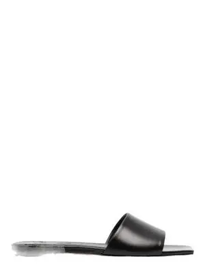 AeydĒ Aeyde Anna Leather Sandals Black