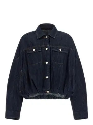 Dries Van Noten Long Sleeve Denim Jacket - Blue