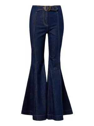 ZIMMERMANN Zimmermann Luna Belted Flared Jeans