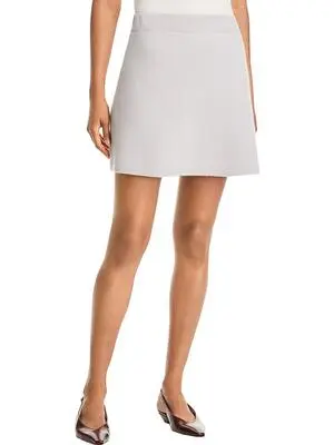 LISA YANG Knitted Mini Skirt - Seashell