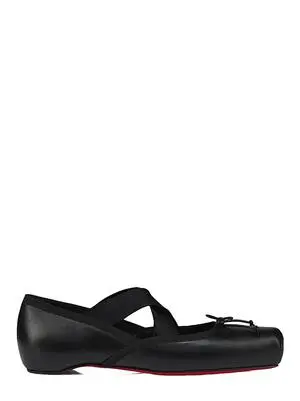 CHRISTIAN LOUBOUTIN Christian Louboutin Cassiasticina Ballerinas Black
