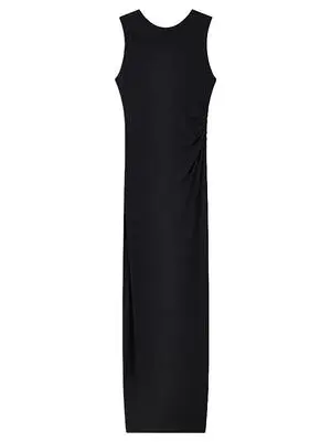 Emporio Armani Sleeveless Column Dress - Black