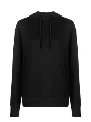 Vince Drawstring Pullover Hoodie - Black