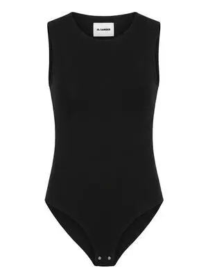 JIL SANDER Sleeveless Bodysuit - Black