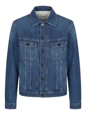 Givenchy Classic Denim Jacket - Medium Blue