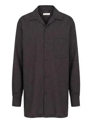 KAPTAIN SUNSHINE Classic Plaid Shirt - Brown Plaid