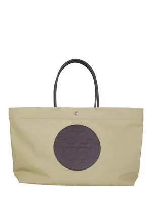 Tory Burch Tory Burch Logo Tote Bag Wheat