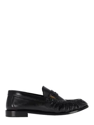SAINT LAURENT SAINT LAURENT Leather Loafers With Fringe Detailing