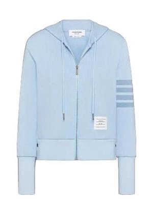 Thom Browne Mini Shrunken Blouson Hoodie - Light Blue