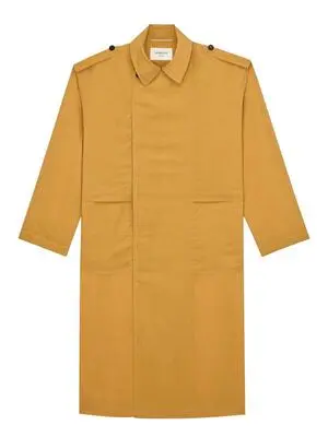 SAINT LAURENT SAINT LAURENT Long Buttoned Jacket With Pockets