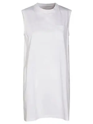 SACAI SACAI Sleeveless High Neck Pocket Mini Dress