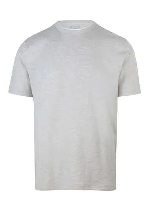 Eleventy Crew Neck T-shirt - Gr Chiaro, Bianco