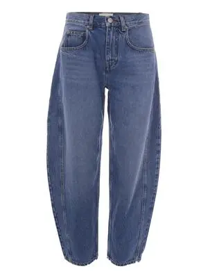 Isabel Marant Étoile ISABEL MARANT High-Rise Tapered Jeans Light Blue