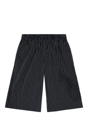 DIESEL® DIESEL Embroided Pin-Striped Culottes