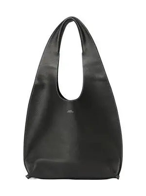 A.p.c. A.P.C. Mini Leather Shoulder Bag Noir