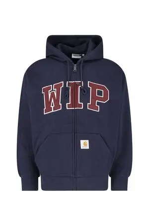 Carhartt Work In Progress Graphic Zip-up Hoodie - Blue