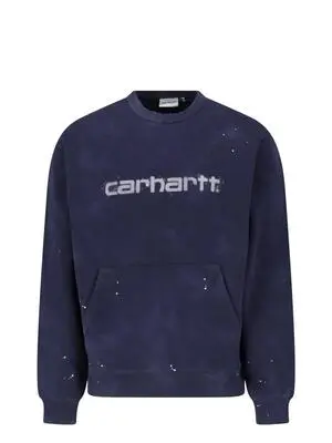 Carhartt Work In Progress Graphic Crewneck Sweatshirt - Blue