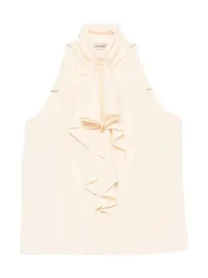 Alberta Ferretti Sleeveless Halter Neck Top - Multicolor