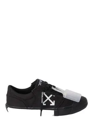 Off-White Vulcanized Undercut Sneakers - Black